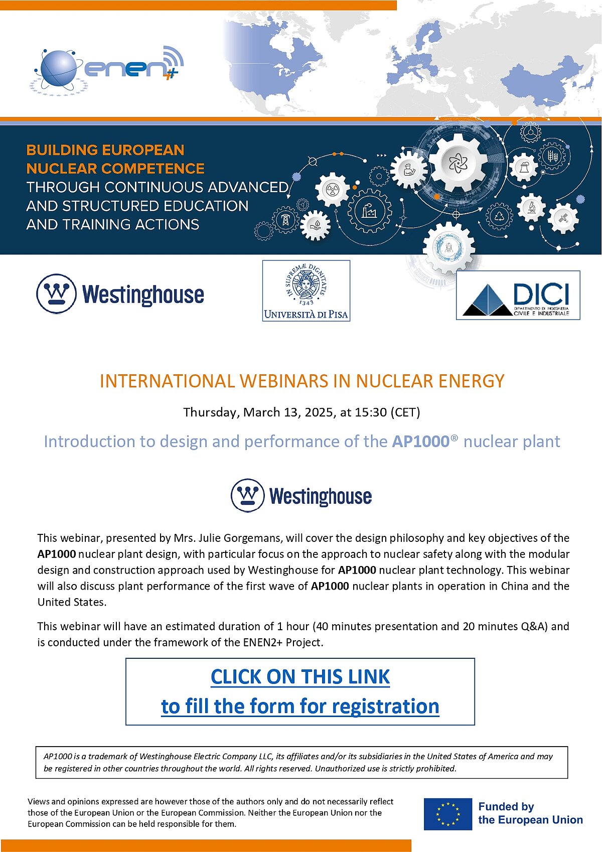 Introduction to design and performance of the AP1000® nuclear plant ...